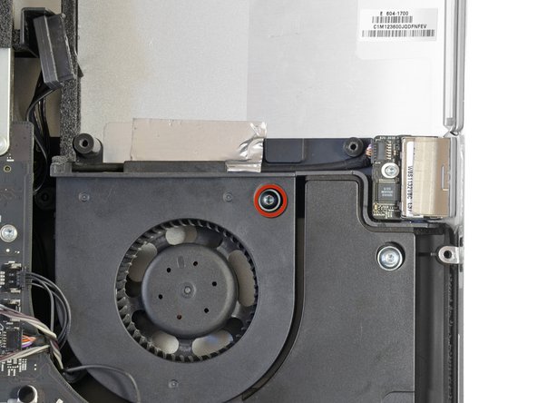 iMac Intel 27" EMC 2429 Optical Drive Fan Replacement - iFixit Repair Guide