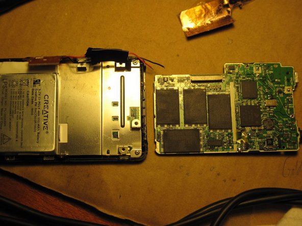 Disassembling Creative ZEN Screen and Battery - iFixit Repair Guide