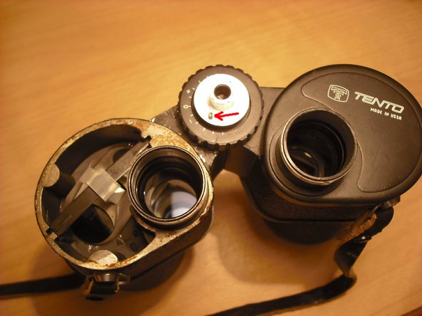 Repairing Tento 10x50 binoculars Image alignment (psuedo-collimation ...