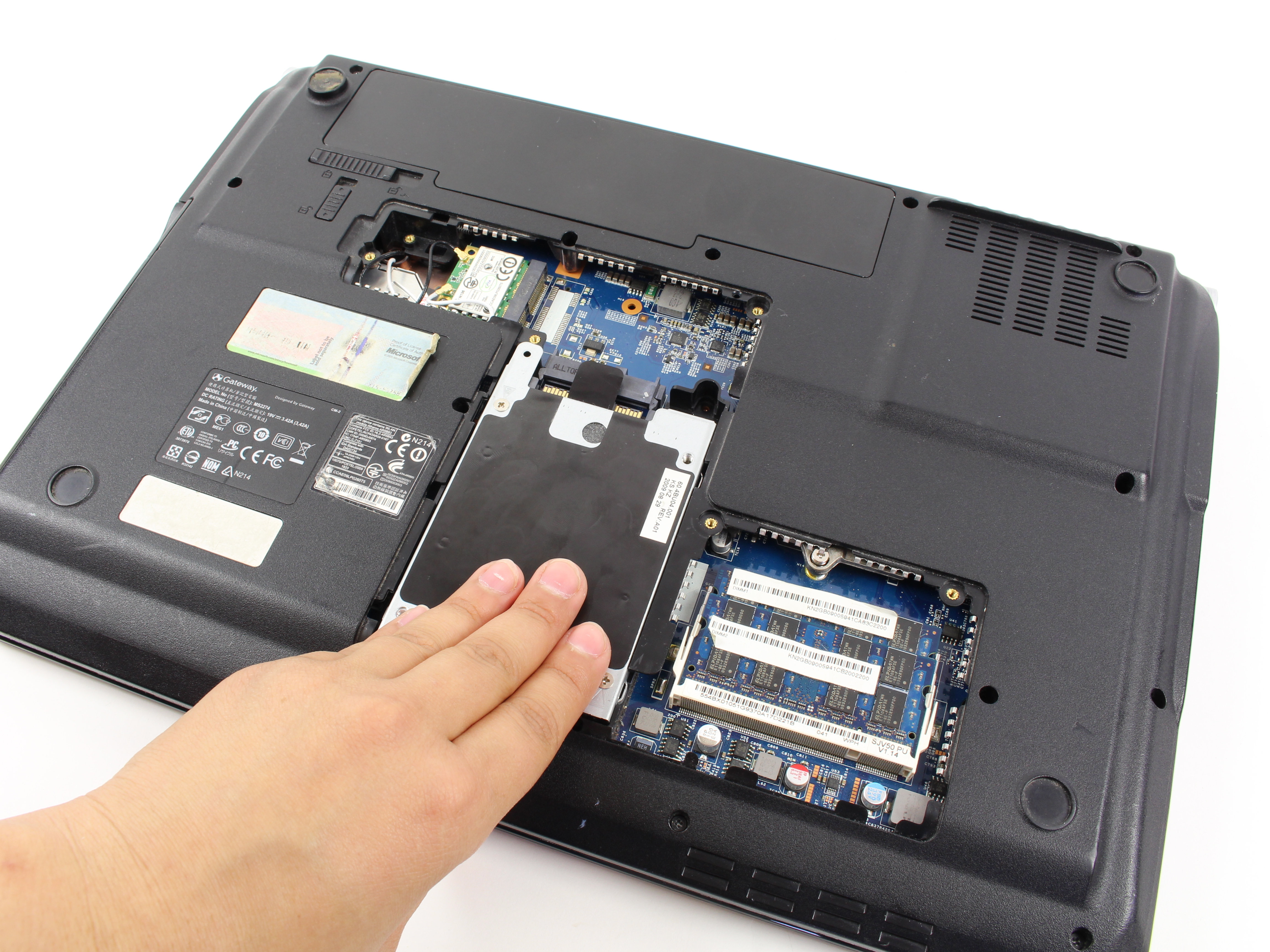 Gateway NV52 Hard Drive Compartment Replacement - iFixit Repair Guide