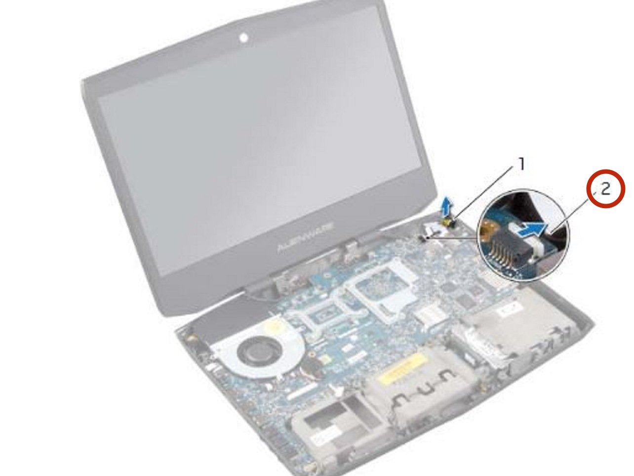 Dell Alienware 14 Power-Adapter Port Replacement - iFixit Repair Guide