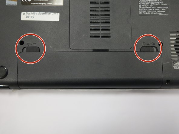 Toshiba Satellite L855-S5119 Battery Removal - iFixit Repair Guide