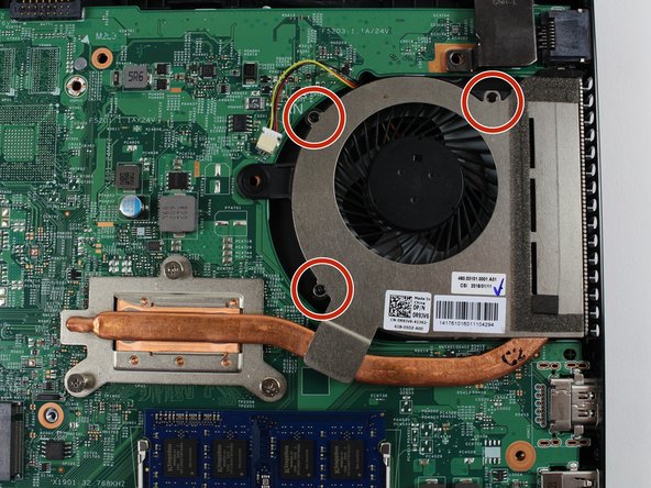 Dell Inspiron i3558-5500BLK Internal Fan Replacement - iFixit