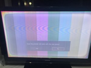 SOLVED: "Washed out" display with narrow more colorful band around edge ...