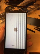 iPhone 5s Screen - Stripes, Negative Patches, and Blur - iPhone 5s - iFixit