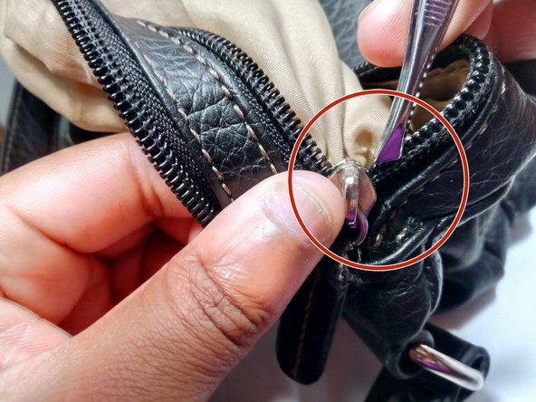 How to Sew a Hole and reattach zippers to a purse - iFixit Repair Guide
