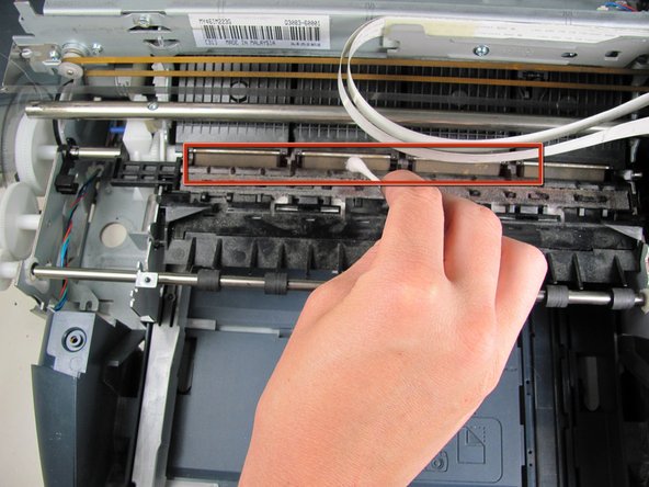 How to clean the HP PSC 2410 Photosmart All In One Printer Feed Rollers ...