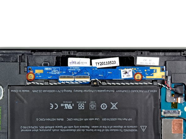 HP TouchPad Digitizer Control Board Replacement - iFixit Repair Guide