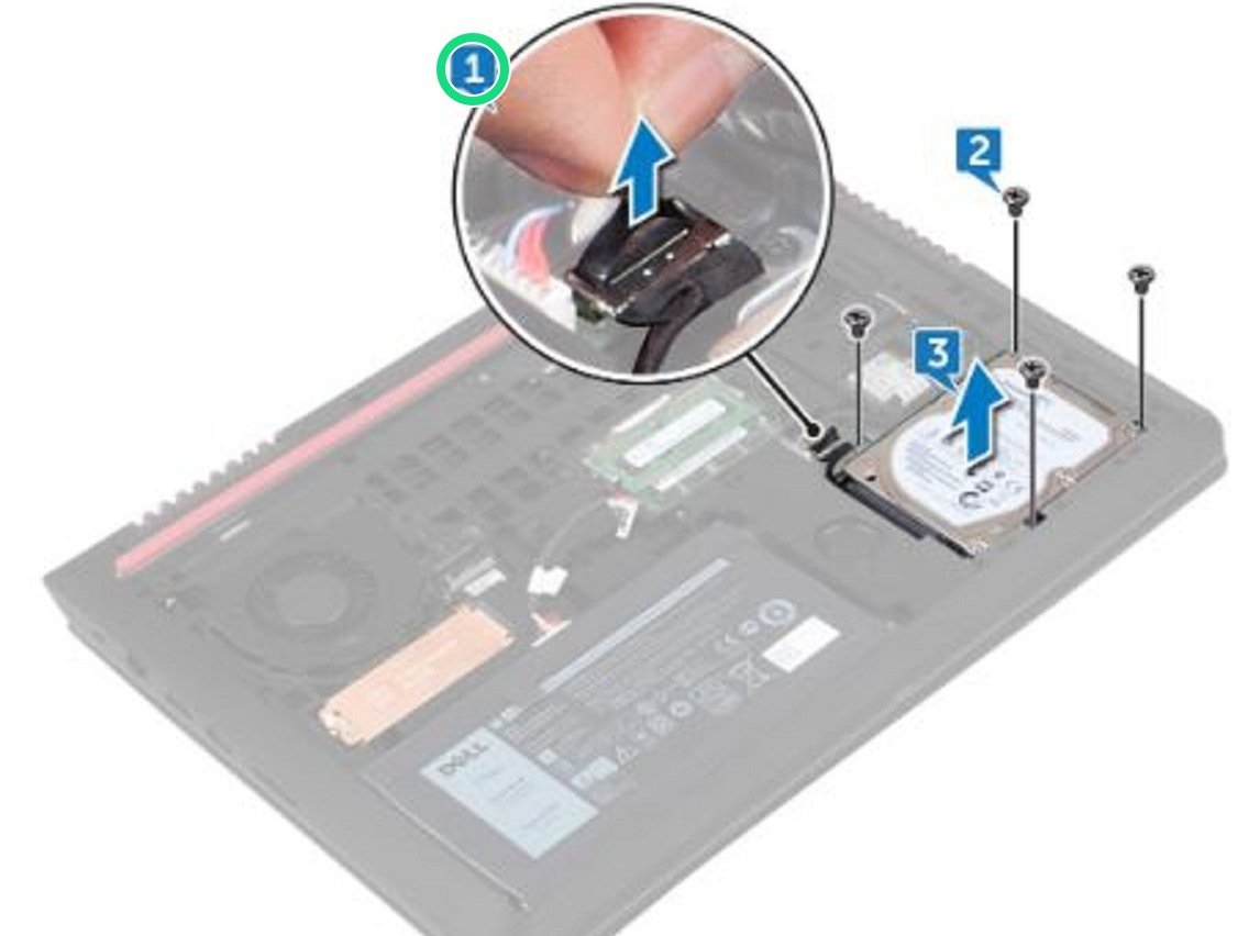 Dell Inspiron 15 5577 Gaming Hard Drive Replacement - iFixit Repair Guide