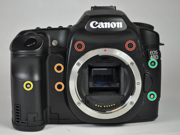 Canon EOS 40D Shutter Button Replacement - iFixit Repair Guide