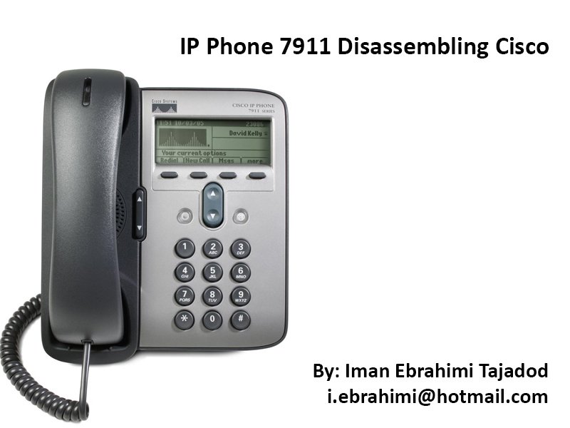 Cisco Unified IP Phone 7911G Teardown - iFixit