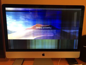 iMac Display shows horizontal bars/lines - iMac Intel 27" EMC 2546 - iFixit