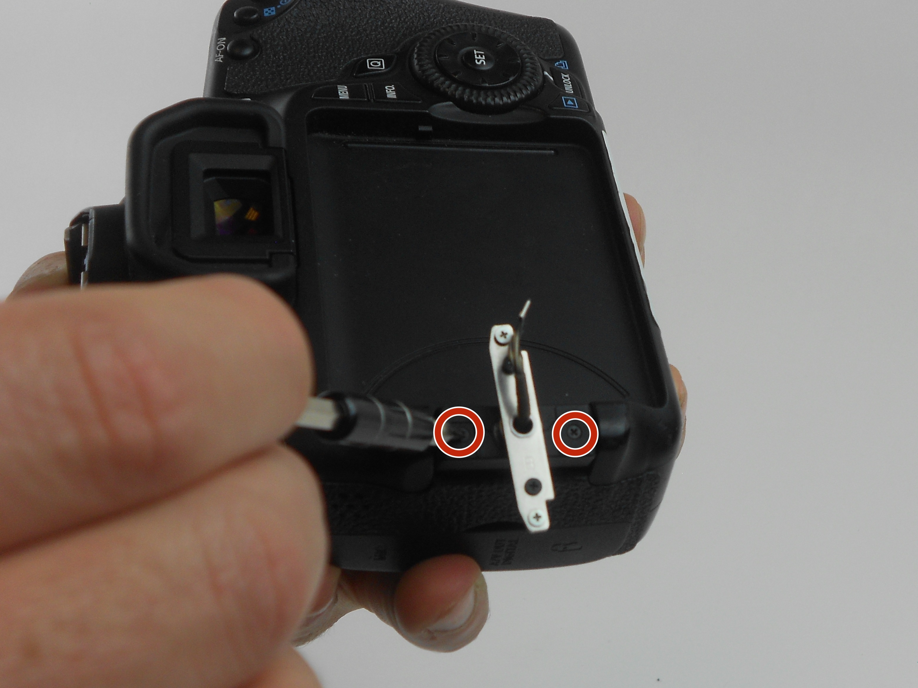 Canon EOS 60D Rear Cover Removal - iFixit Repair Guide