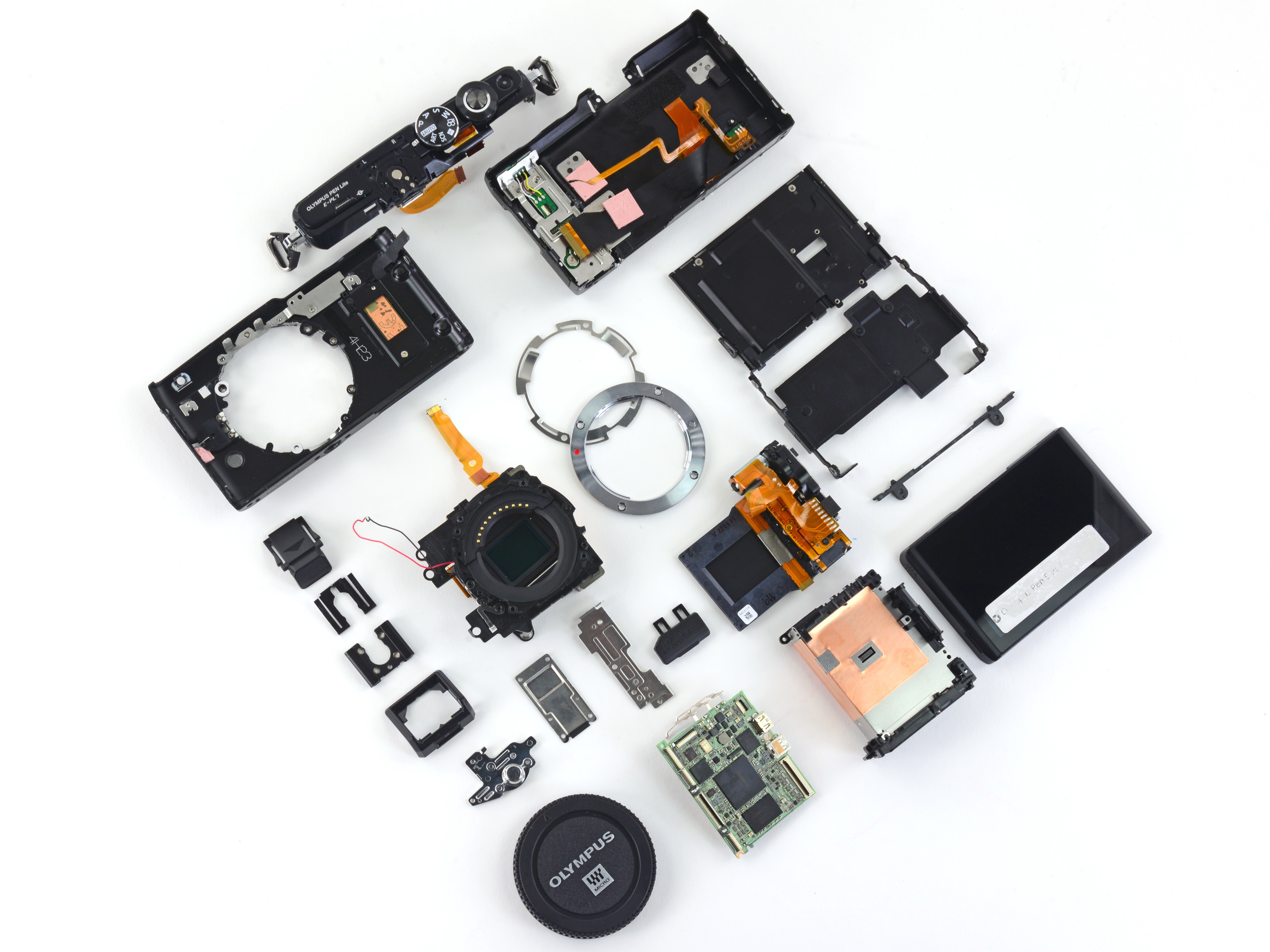 Disassembling Olympus Pen E-PL7 - iFixit Repair Guide