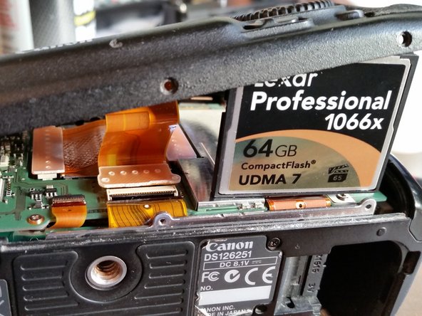 Canon EOS 7D Bent CF Pin Fix/Card Reader Replacement - iFixit
