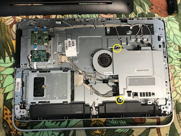 HP Pavilion 21 TouchSmart All-In-One PC Rear Chassis Fan Replacement ...