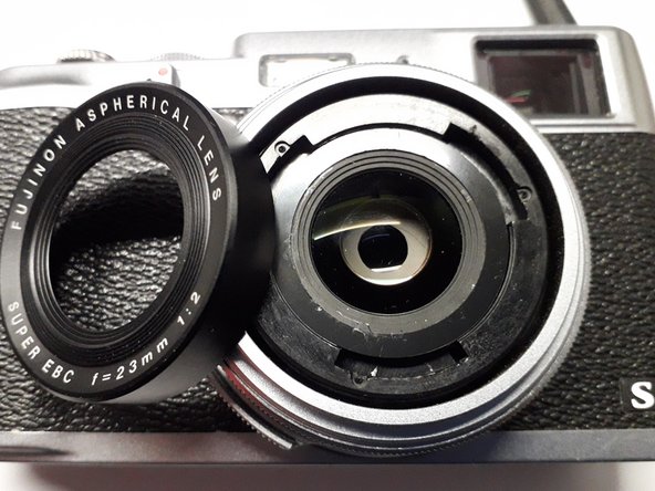 Fujifilm X100 and X100S lens partial Disassembly , from the FRONT ...