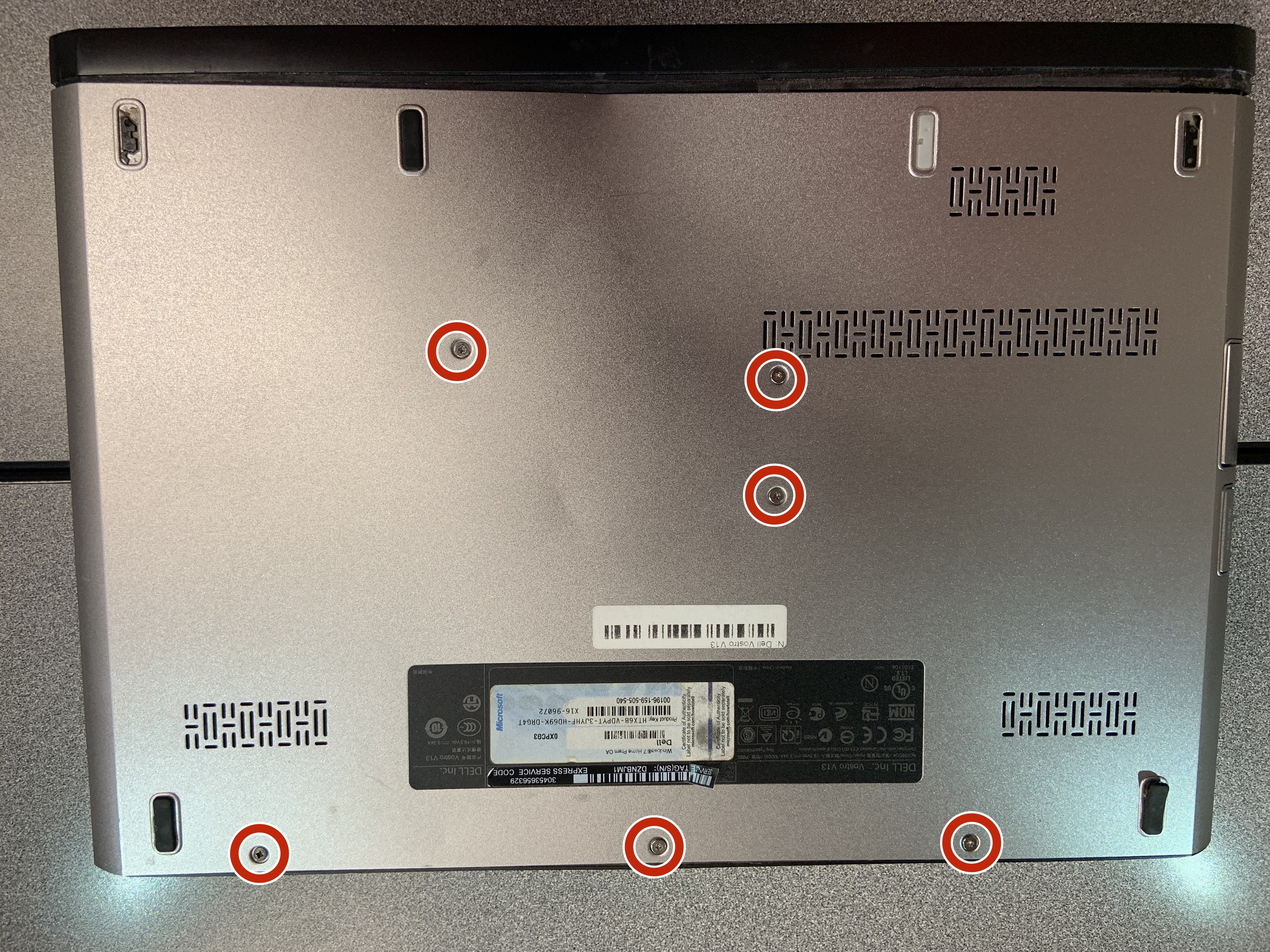 Dell Vostro V13 Back Cover and Battery Removal - iFixit Repair Guide