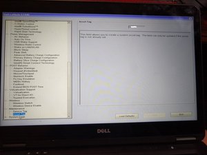 SOLVED: Removing the BIOS asset tag from a used Dell? - Dell Latitude ...