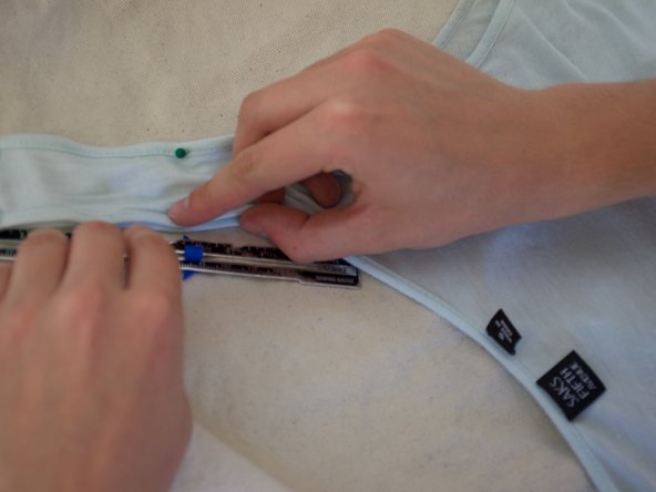 How to shorten shirt straps - iFixit