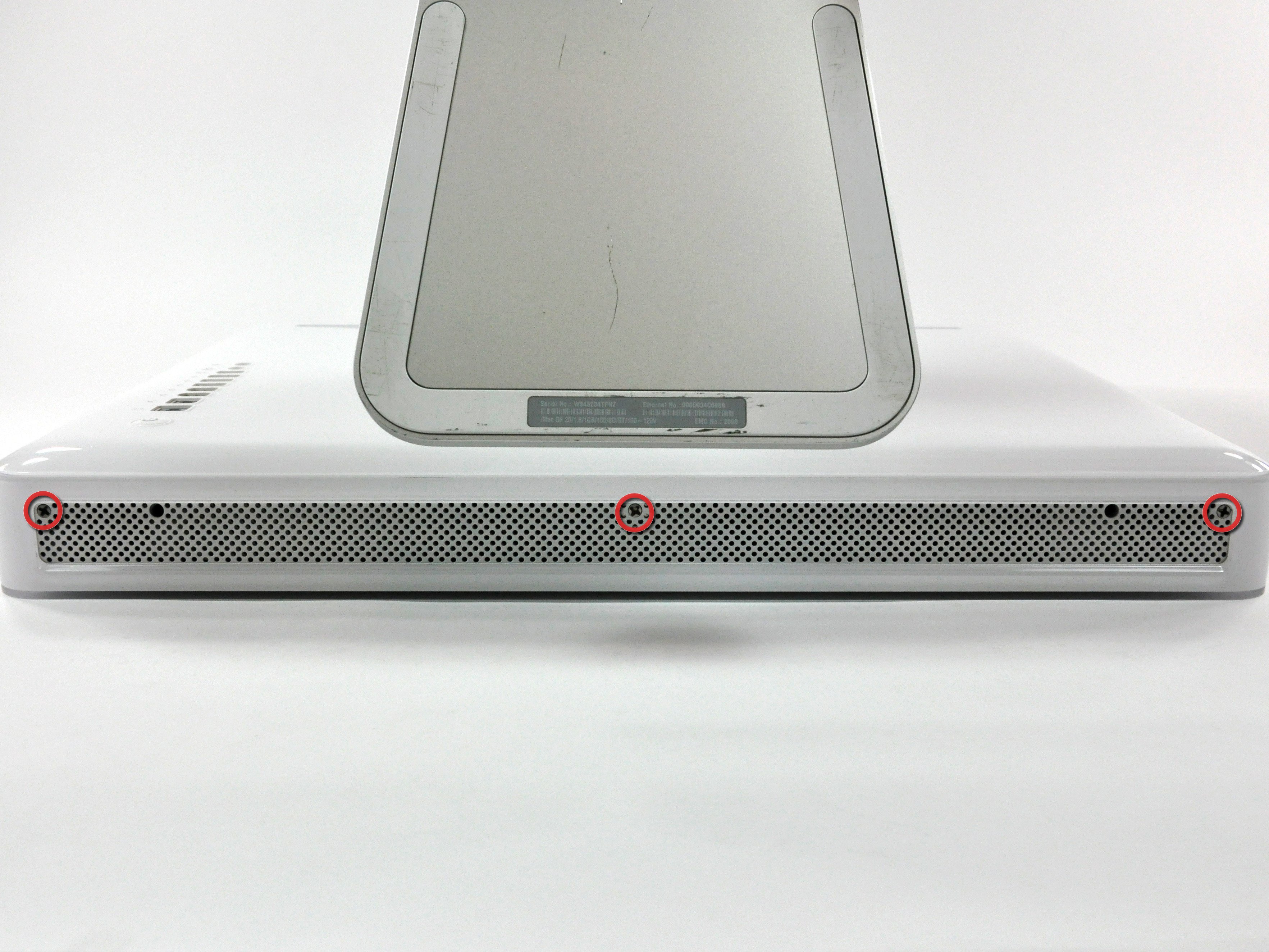 iMac G5 20" Model A1076 Rear Panel Replacement - iFixit Repair Guide