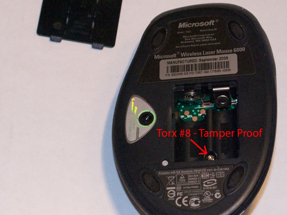 Microsoft Wireless Laser Mouse 6000 and 5000 Disassembly - iFixit ...