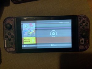 SOLVED: Horizontal lines, and black screen with sound - Nintendo Switch ...