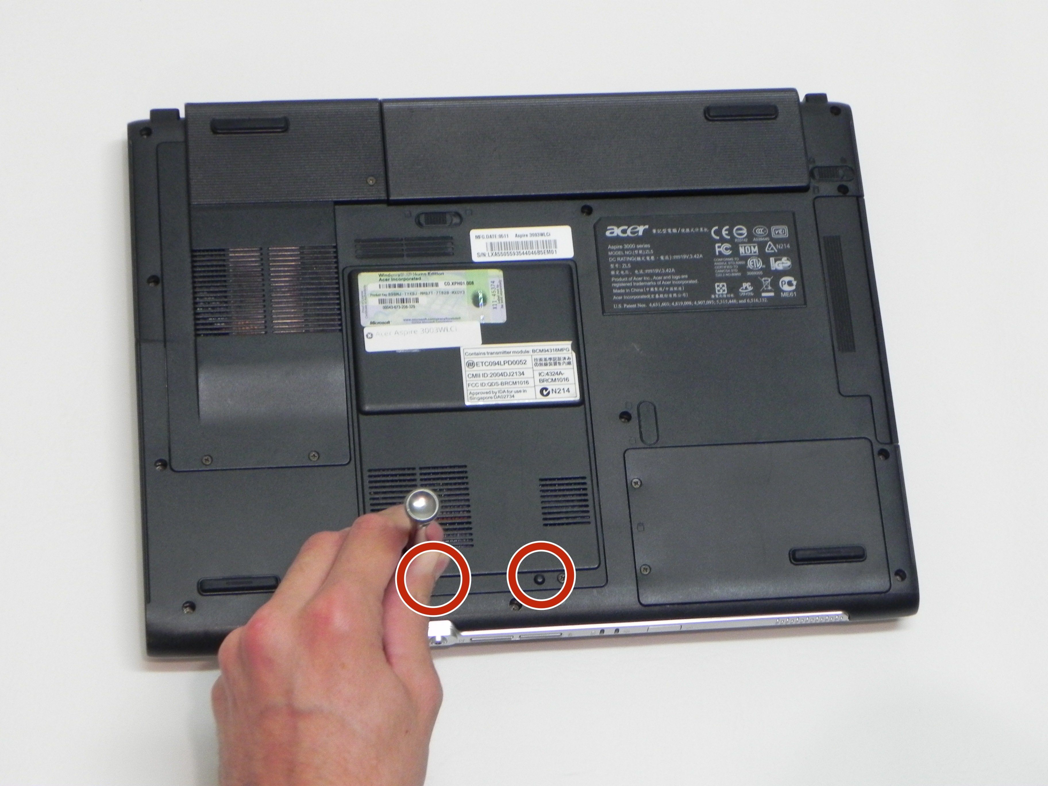 Acer Aspire 3000 Wireless Card Replacement - iFixit Repair Guide